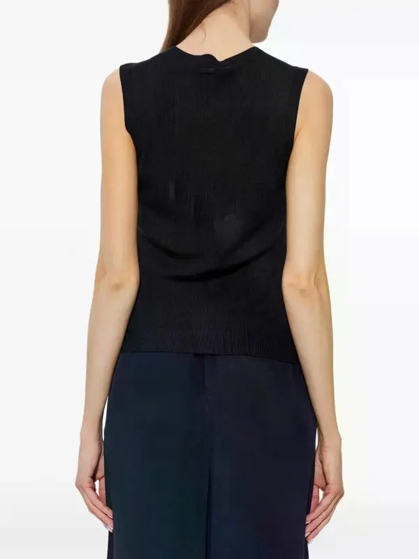 Max Mara Ginseng Ribbed-knit Silk Sweater