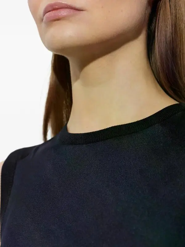 Max Mara Ginseng Ribbed-knit Silk Sweater
