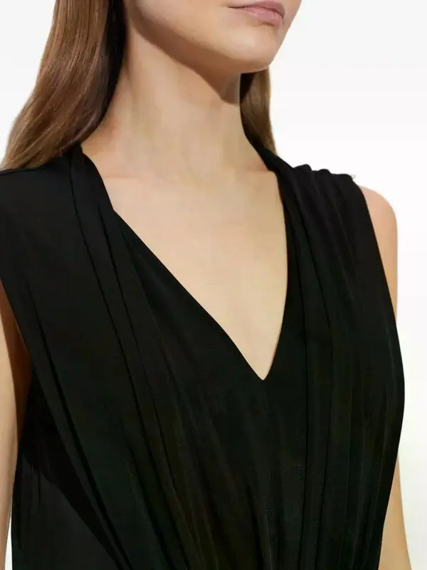 Sportmax Fervida Draped Sleeveless Dress