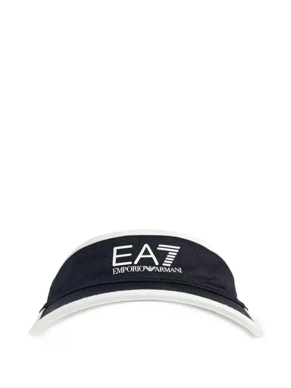 EA7 Contrast Trim Logo Visor - Blue