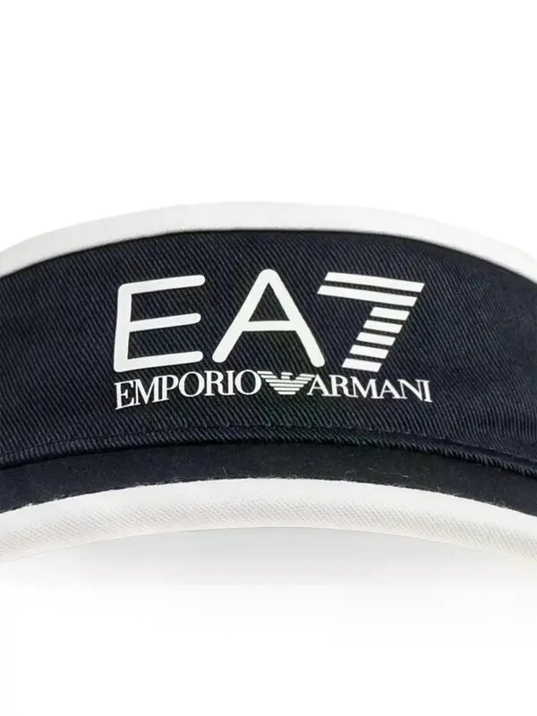 EA7 Contrast Trim Logo Visor