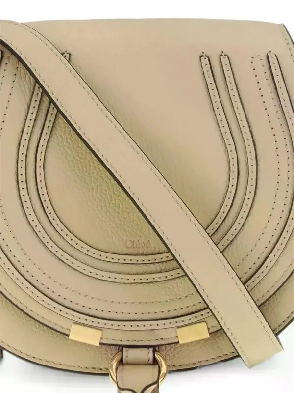 Chloé Marcie Saddle Shoulder Bag - Neutrals
