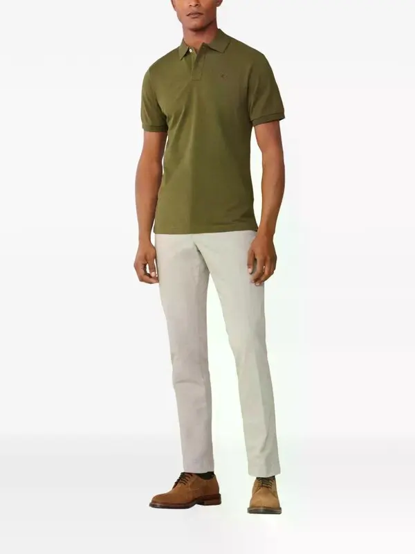 HACKETT LONDON Logo-embroidered Slim-fit Polo Shirt