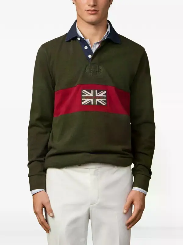 HACKETT LONDON Peaks Rugby Polo Shirt