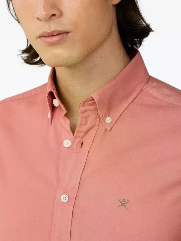 HACKETT LONDON Garment-dyed Oxford Shirt