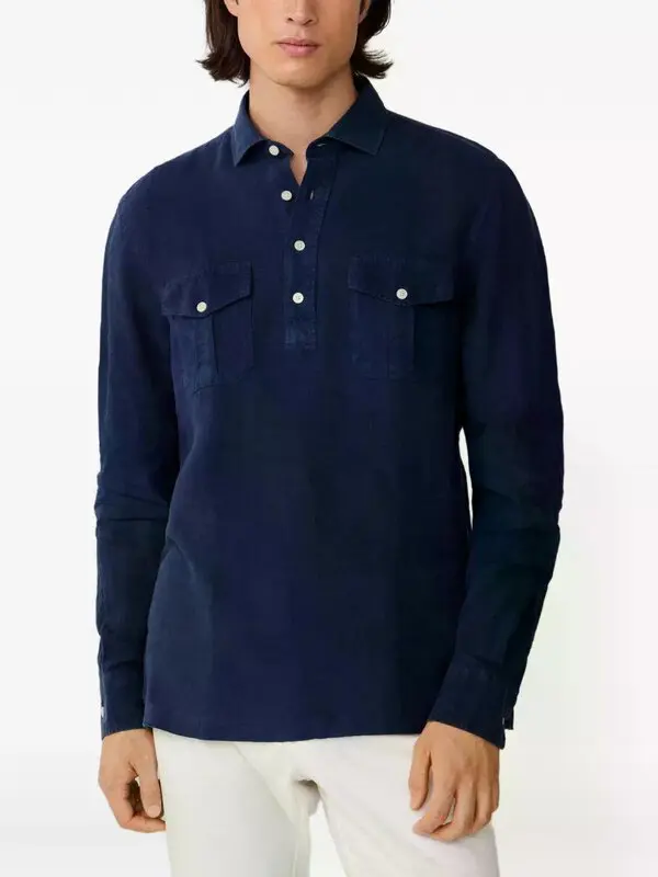HACKETT LONDON Heritage Buttoned Shirt