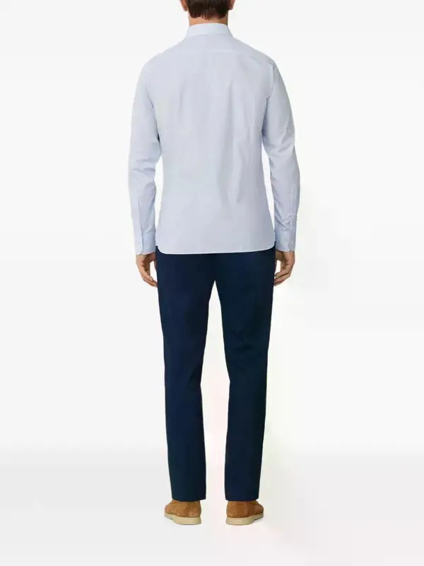 HACKETT LONDON Mini Geometric-print Cotton Shirt