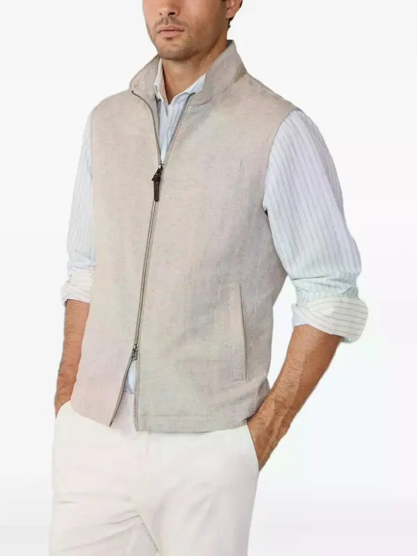 HACKETT LONDON Textured Gilet