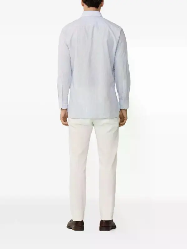 HACKETT LONDON Striped Kent-collar Shirt