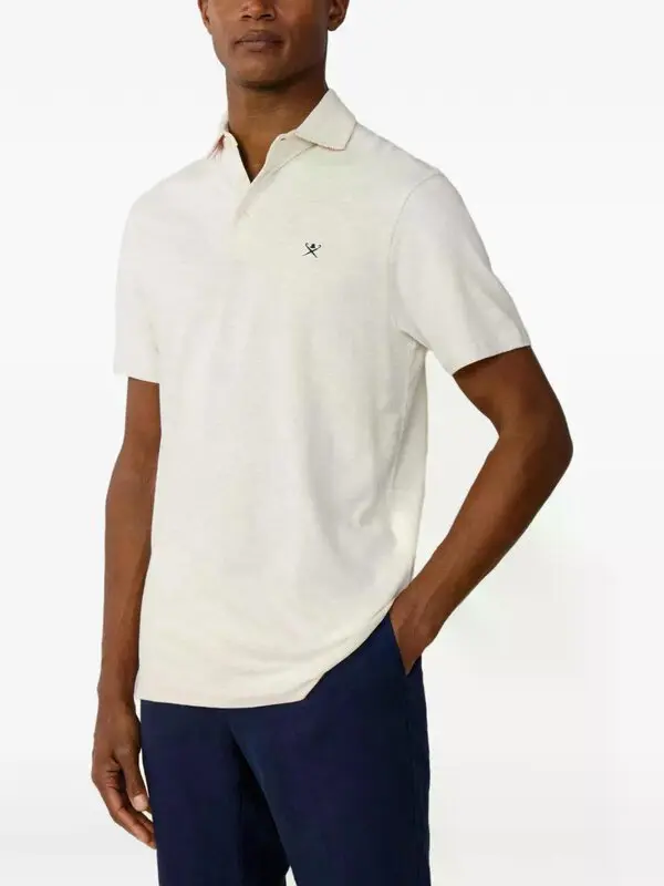 HACKETT LONDON Embroidered-logo Short-sleeve Polo Shirt