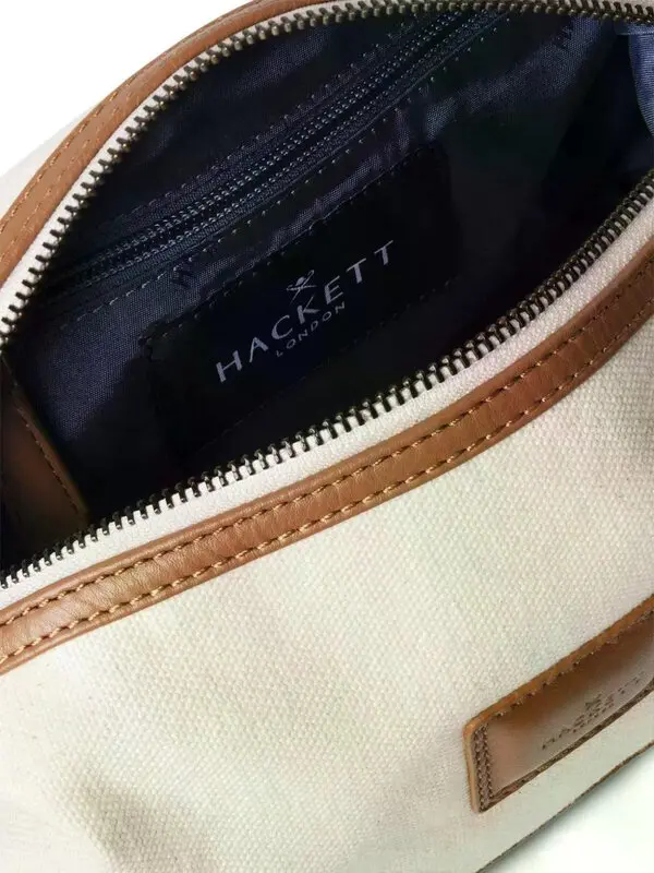 HACKETT LONDON Wells Canvas Wash Bag