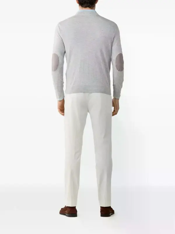 HACKETT LONDON Elbow-patch V-neck Sweater