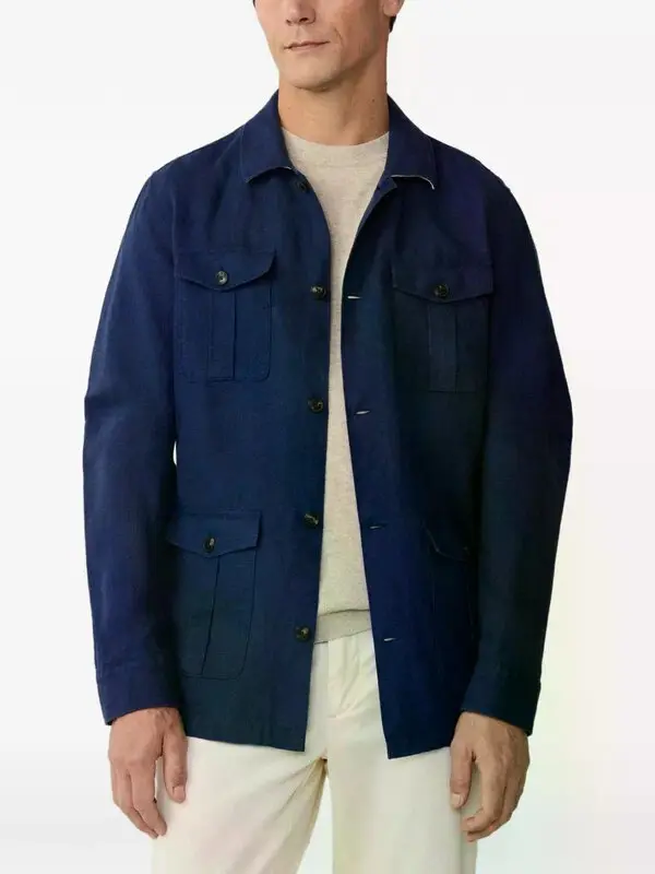 HACKETT LONDON Patch-pocket Overshirt