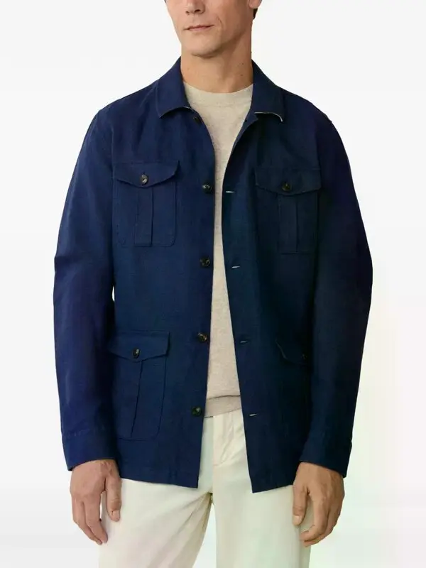 HACKETT LONDON Patch-pocket Overshirt