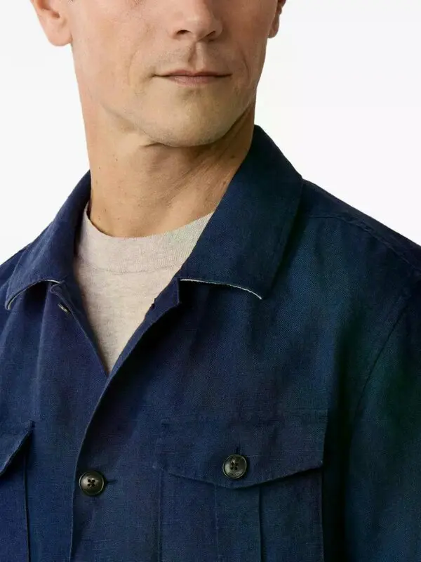 HACKETT LONDON Patch-pocket Overshirt