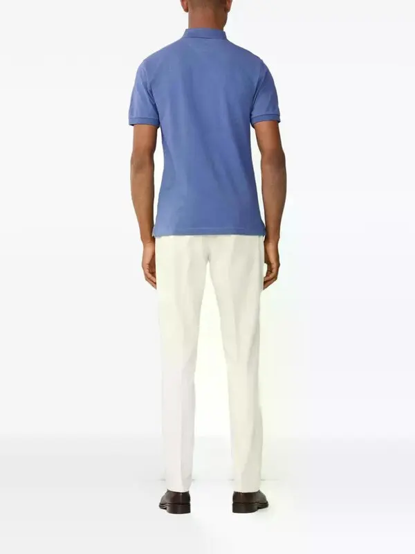 HACKETT LONDON Logo-embroidered Slim-fit Polo Shirt