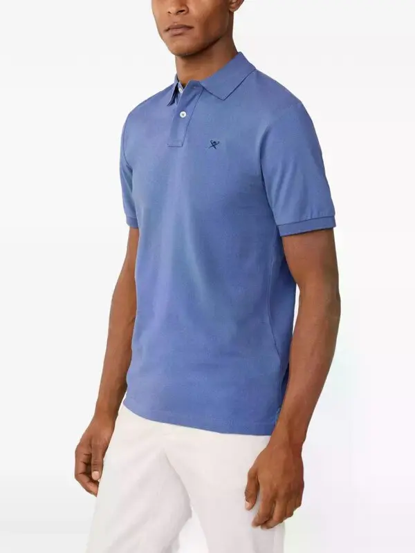HACKETT LONDON Logo-embroidered Slim-fit Polo Shirt