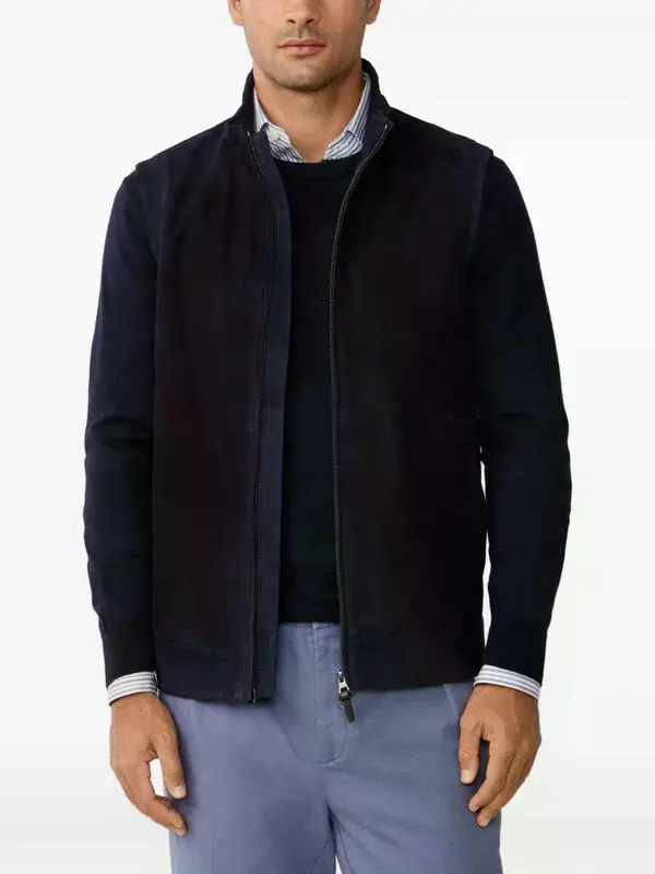 HACKETT LONDON Suede Waistcoat