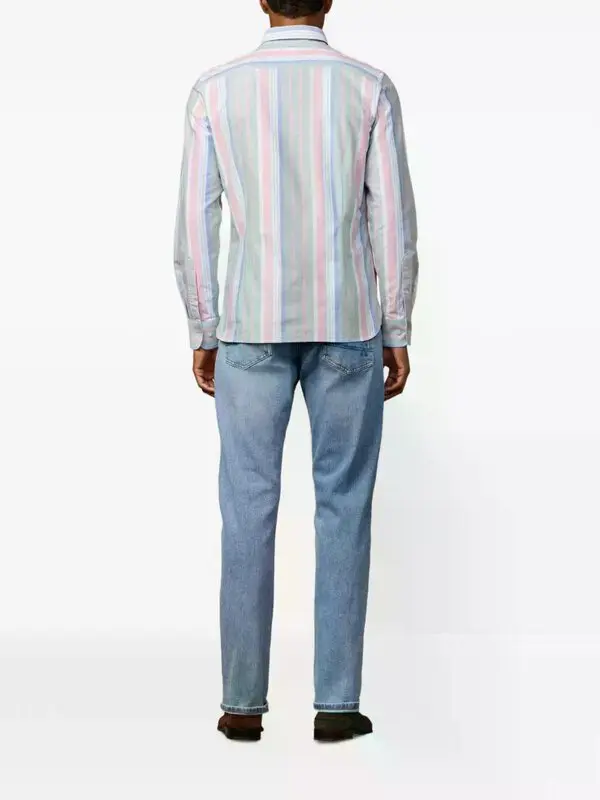 HACKETT LONDON Striped Oxford Shirt