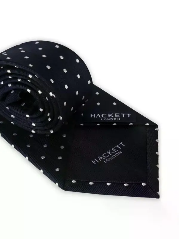 HACKETT LONDON Dotted Silk Twill Neck Tie