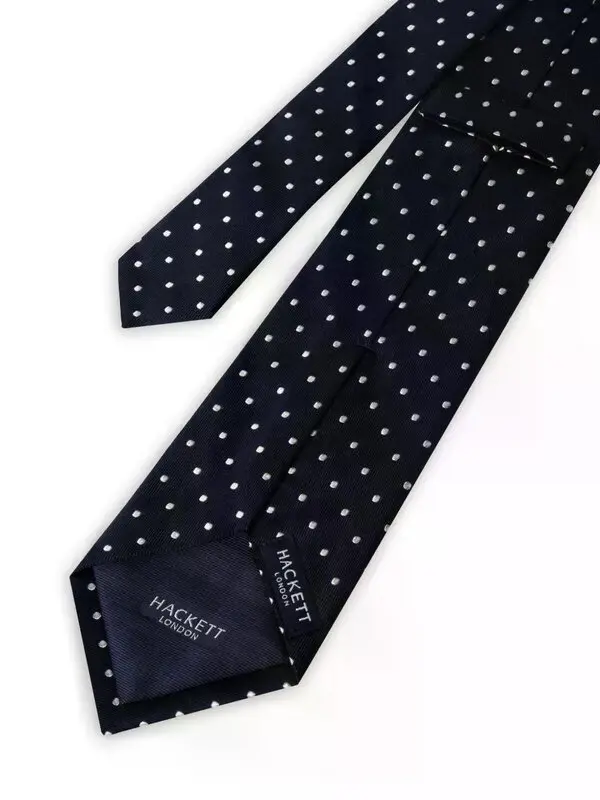 HACKETT LONDON Dotted Silk Twill Neck Tie