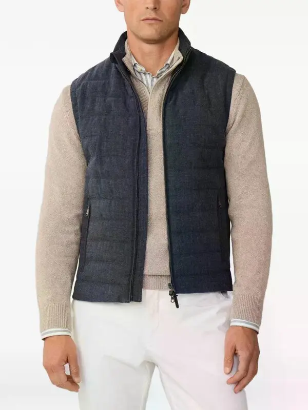 HACKETT LONDON Herringbone Gilet