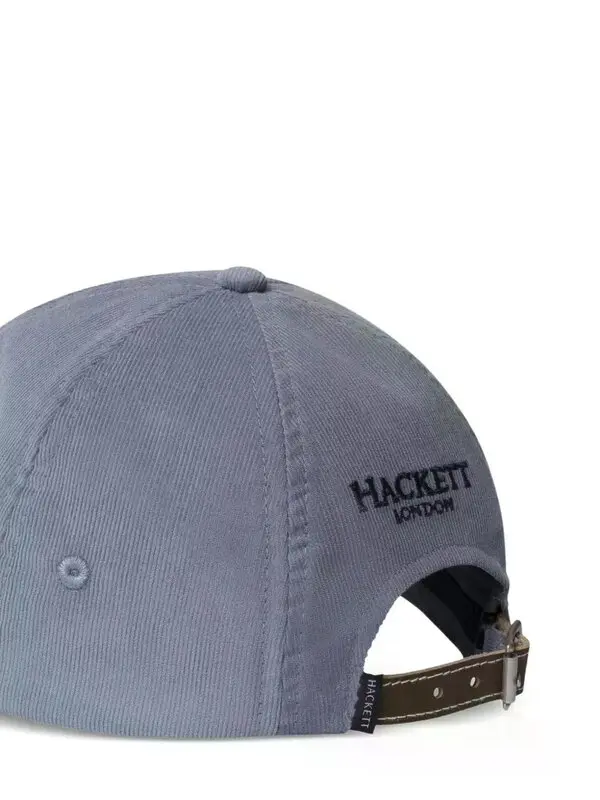 HACKETT LONDON Corduroy Baseball Cap With Embroidered Logo