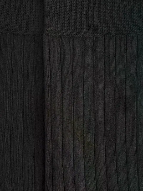 HACKETT LONDON Ribbed Mercerised Cotton Socks