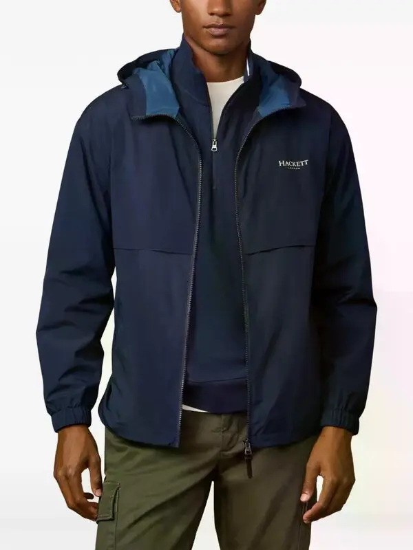 HACKETT LONDON Heritage Zip-fastening Hooded