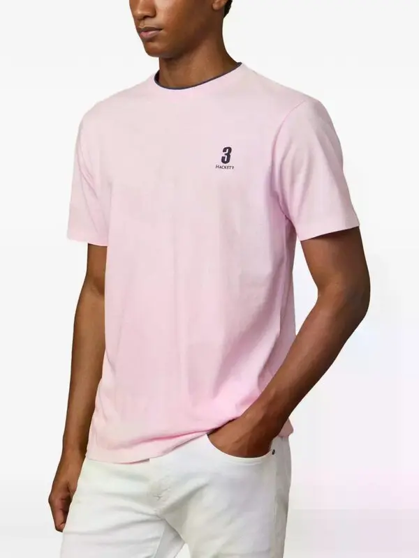 HACKETT LONDON Logo-embroidered T-shirt