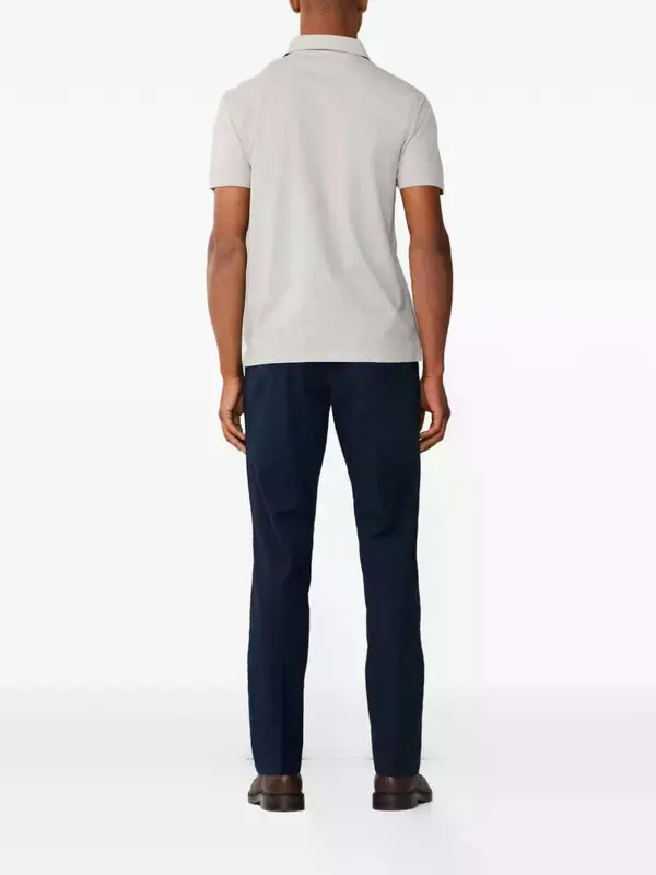 HACKETT LONDON Oxford Pique Short-sleeve Polo Shirt