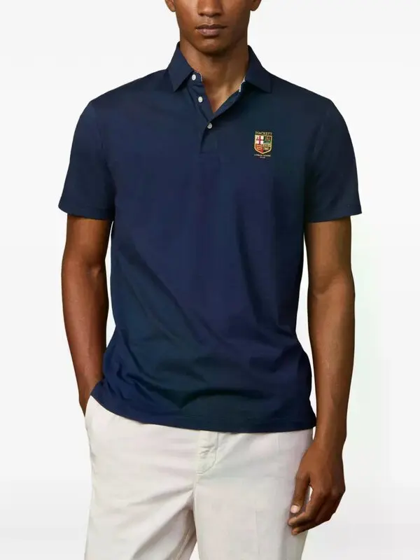 HACKETT LONDON Logo-embroidered Polo Shirt