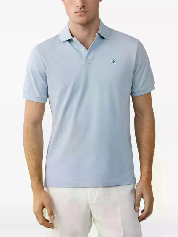 HACKETT  Logo-embroidered Piqué-knit Polo Shirt