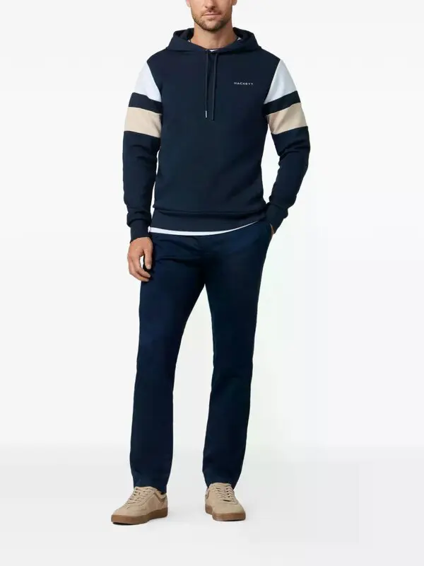 HACKETT LONDON Resort Stripe-detail Hoodie