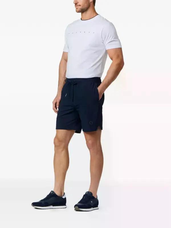 HACKETT LONDON Logo-patch Drawstring Shorts