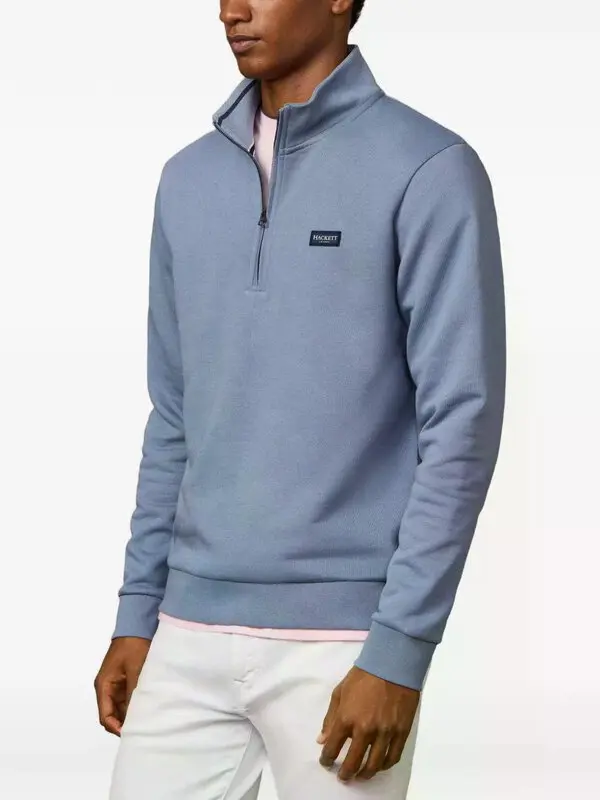 HACKETT LONDON Heritage Quarter-zip Sweater
