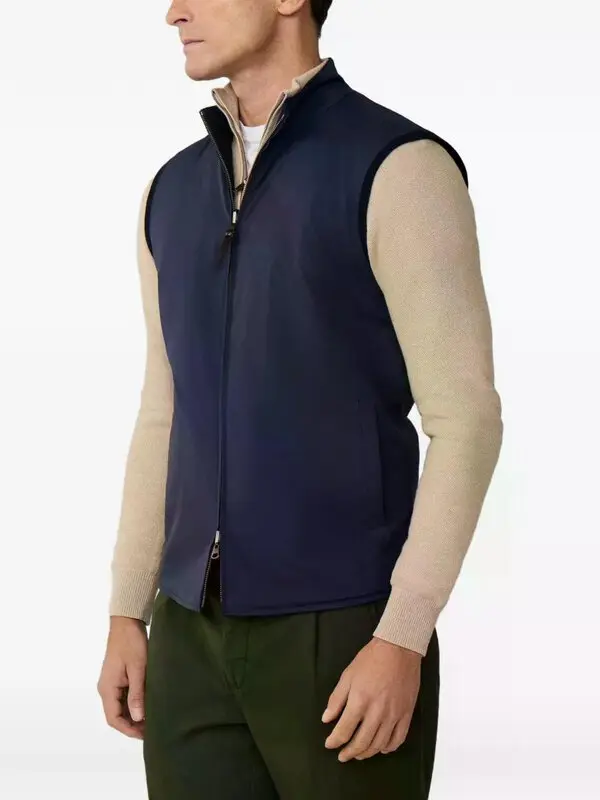HACKETT LONDON Reversible Knitted Waistcoat