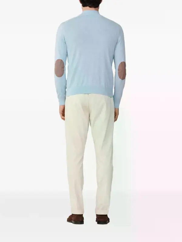 HACKETT LONDON Quarter-zip Cotton Sweater