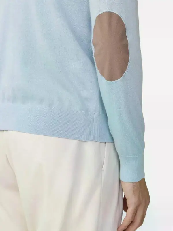 HACKETT LONDON Quarter-zip Cotton Sweater
