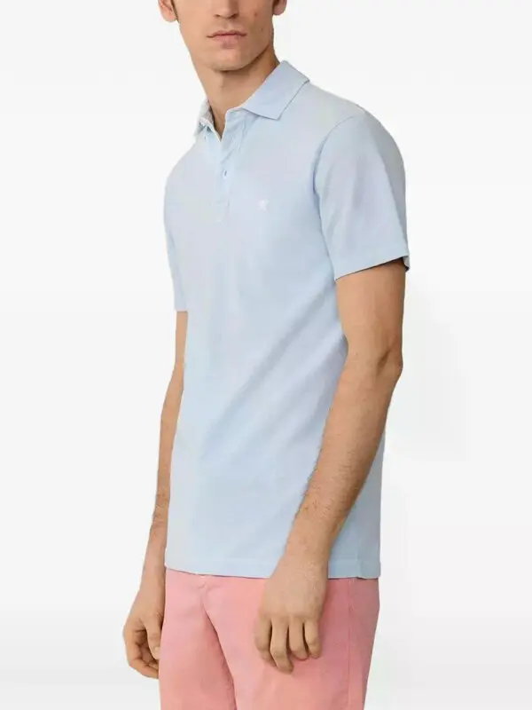 HACKETT LONDON Garment-dyed Pique-knit Polo Shirt