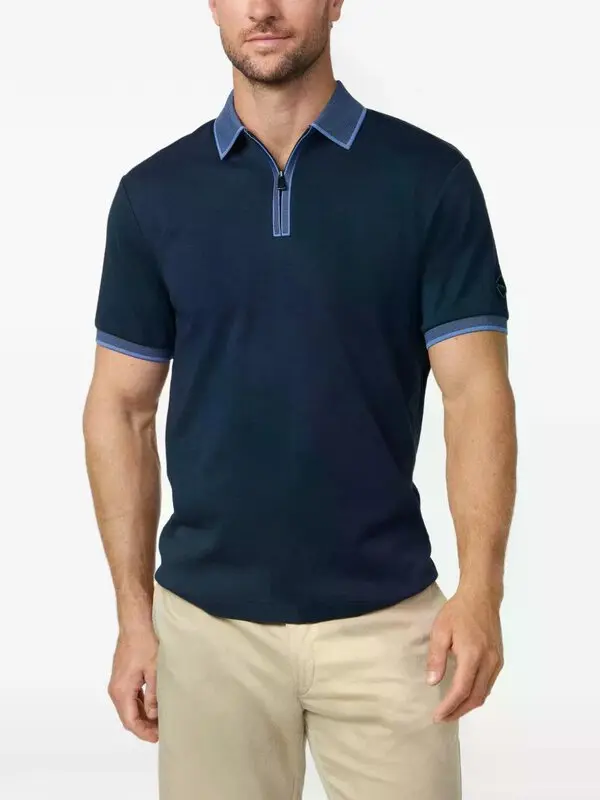 HACKETT LONDON Zip-fastening Polo Shirt