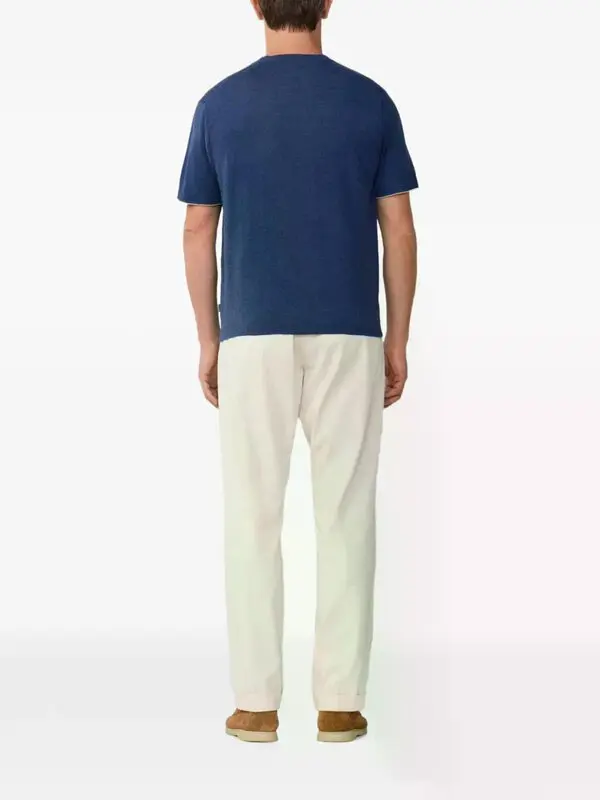 HACKETT LONDON Short-sleeves Knitted T-shirt