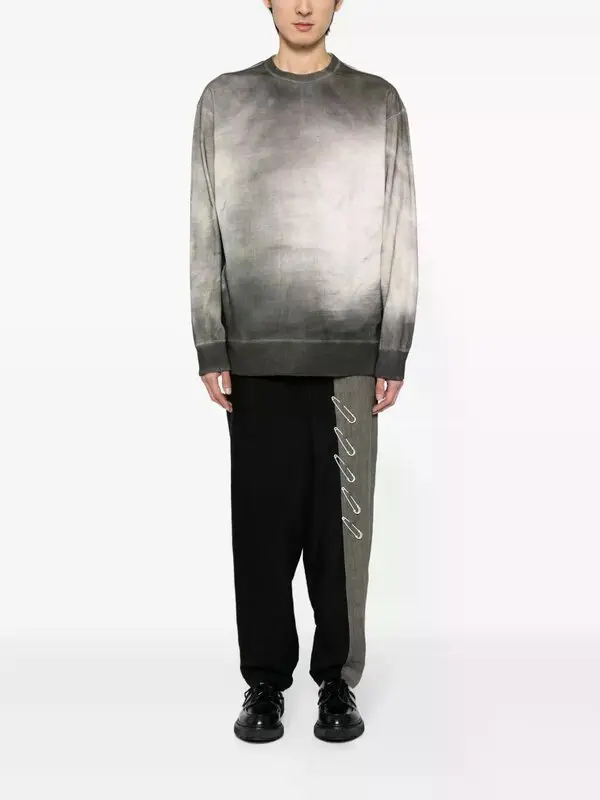 Yohji Yamamoto Two-tone Linen Trousers