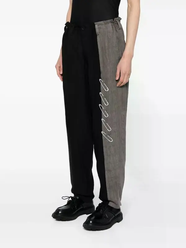 Yohji Yamamoto Two-tone Linen Trousers