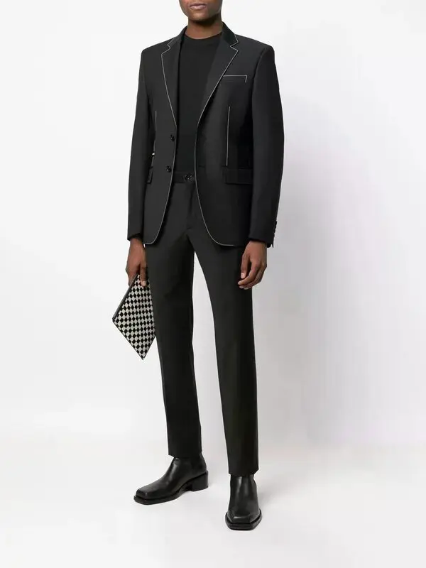 Philipp Plein Contrast-stitching Single-breasted Suit