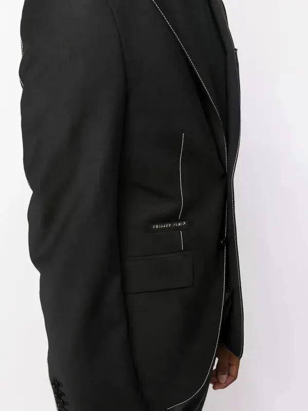 Philipp Plein Contrast-stitching Single-breasted Suit