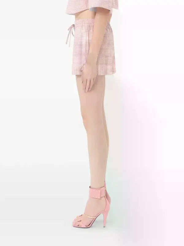 Valentino Garavani Check Pattern Shorts