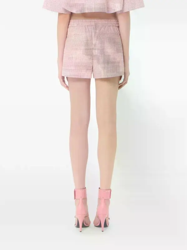 Valentino Garavani Check Pattern Shorts
