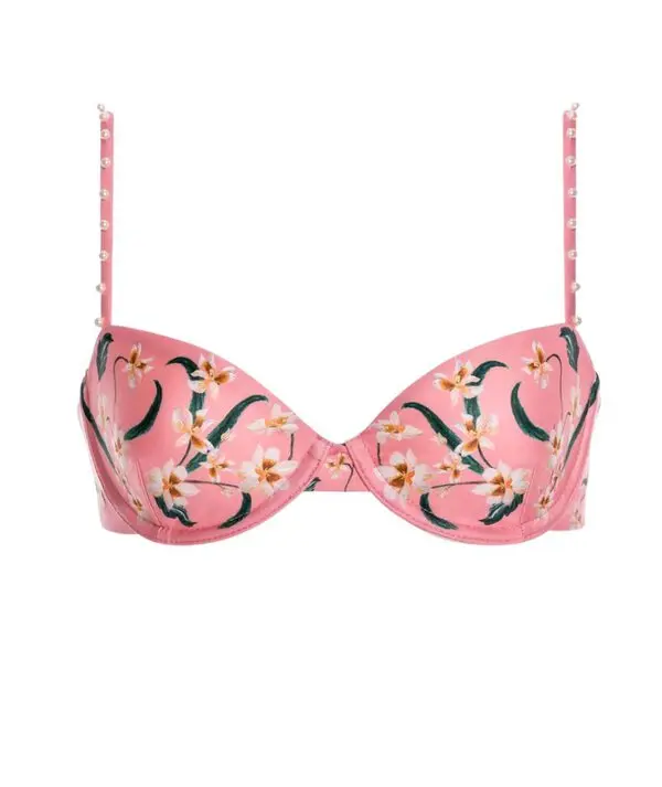AGUA BY AGUA BY BENDITA Agua Agua Bendita Magdalena Bikini Top - Pearl
