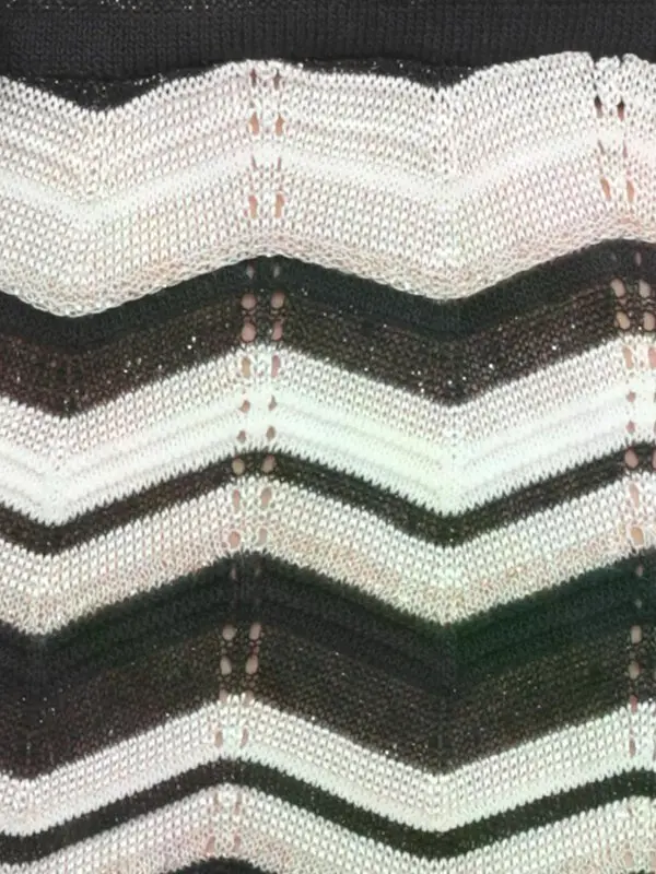 D.exterior Chevron-knit Wide-leg Jumpsuit